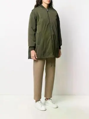 LISKA Oversize Bomber Jacket - Green
