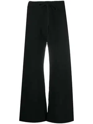NILI LOTAN Drawstring Cropped Track Pants