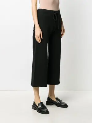 NILI LOTAN Drawstring Cropped Track Pants