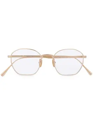 Persol Round Frame Sunglasses - Gold