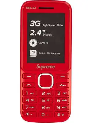 Supreme Blu Burner Phone - Red