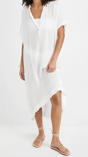 9seed Tunisia Caftan - White