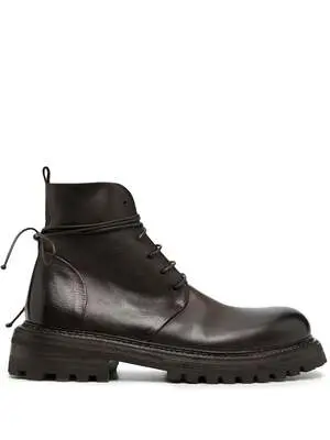 Marsèll Carrrucola Leather Combat Boots