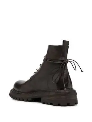Marsèll Carrrucola Leather Combat Boots