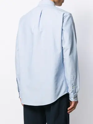 Polo Ralph Lauren Logo Long-sleeve Shirt - Blue
