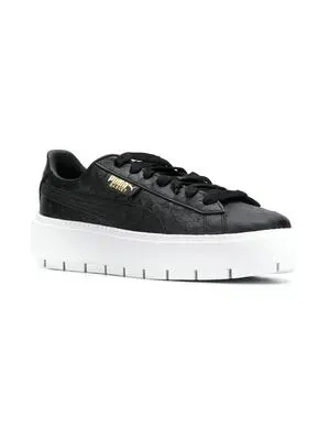 PUMA Platform Trace Ostrich Sneakers - Black