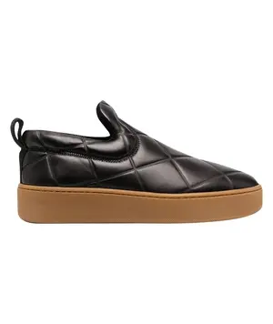 Bottega Veneta Leather Slip-on Sneakers