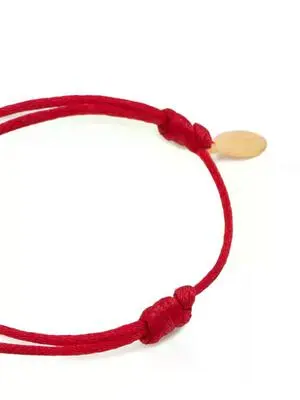 Valentino Garavani Vlogo Signature Bracelet In Cotton And Swarovski® Crystals