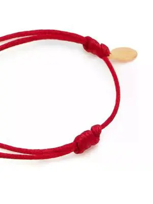 Valentino Garavani Vlogo Signature Bracelet In Cotton And Swarovski® Crystals