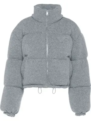 Prada Wool And Cashmere Puffer Jacket