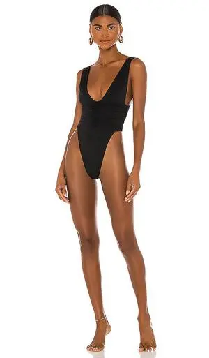 RIOT SWIM Echo One Piece Black