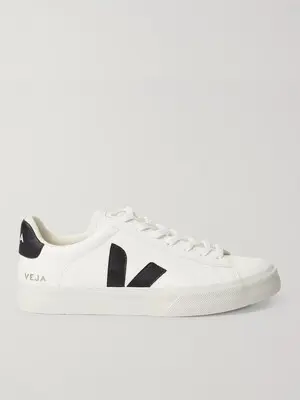 VEJA Campo Rubber-trimmed Leather Sneakers