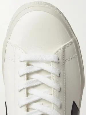 VEJA Campo Rubber-trimmed Leather Sneakers