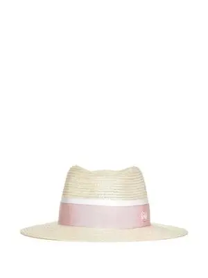MAISON MICHEL André Straw Fedora - Neutrals