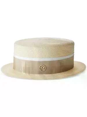 MAISON MICHEL Auguste Boater Hat