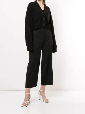 Proenza Schouler Eco Cashmere Cardigan - Black