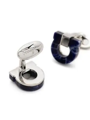 FERRAGAMO Gancini Cufflinks - Silver