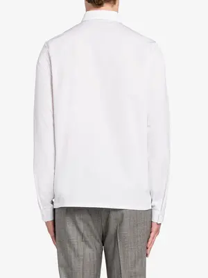 Prada Triangle-logo Cotton Shirt