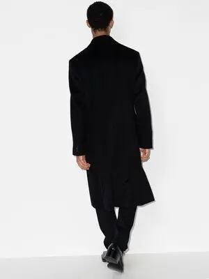 Our Legacy Peak-lapel Double-breasted Coat - Black