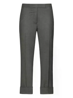 Thom Browne Grey Cropped Trousers