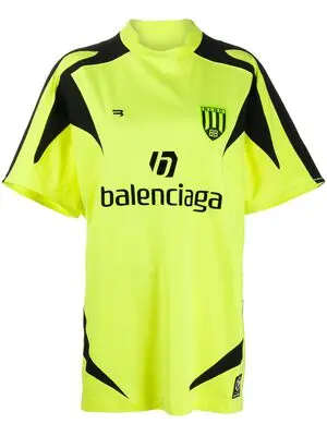 Balenciaga Logo Print Football T-shirt