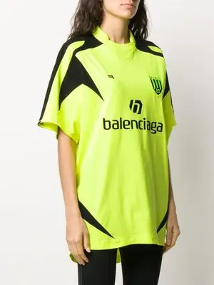 Balenciaga Logo Print Football T-shirt