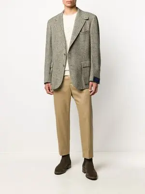 Polo Ralph Lauren Herringbone Single-breasted Blazer