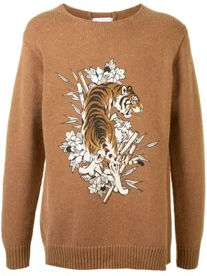 PORTS V Tiger Knit Jumper