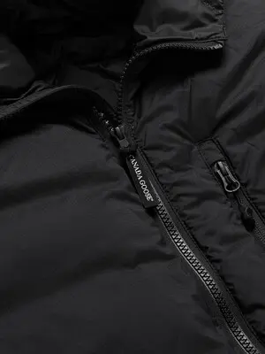 Canada Goose Lodge Slim-fit Hooded Down Jacket - Black