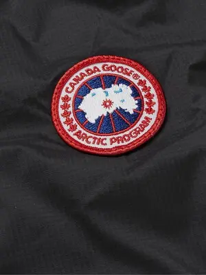 Canada Goose Lodge Slim-fit Hooded Down Jacket - Black