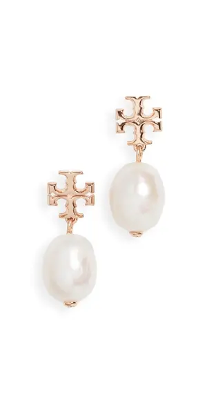 Tory Burch Moondance Pearl Drop Earrings - Tory Gold/ivory