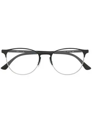 Ray-ban Clear-lens Eyeglasses - Black