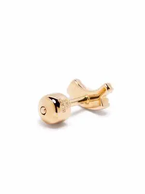 MARIA BLACK 14kt Yellow Rainbow Pink Sapphire And Diamond Stud Earring