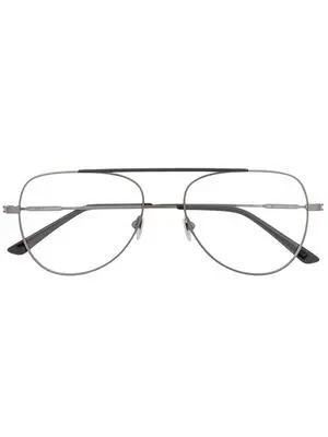 Calvin Klein Pilot-frame Eyeglasses - Black