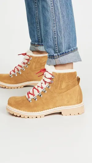MONTELLIANA 1965 Camelia Shearling Lining Boots