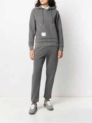 Thom Browne Relaxed Logo-patch Hoodie