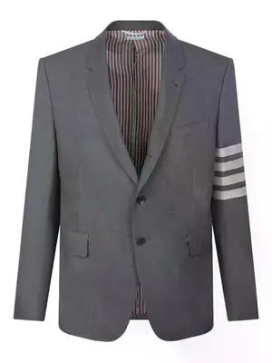 Thom Browne 4-bar Wool Blazer - Grey