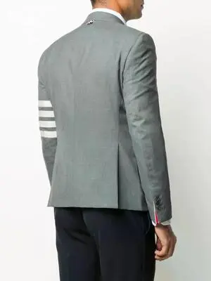 Thom Browne 4-bar Wool Blazer - Grey