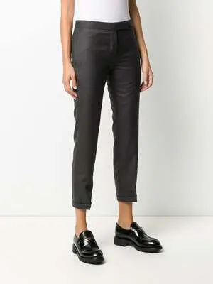 Thom Browne Cropped Tailored Trousers - Grey