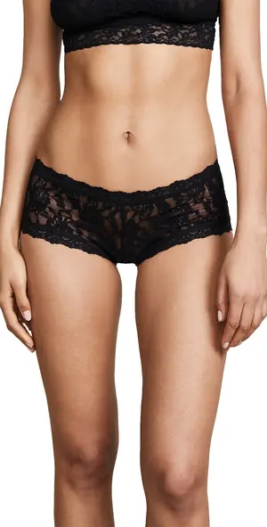 Hanky Panky Signature Lace Boyshorts - Black