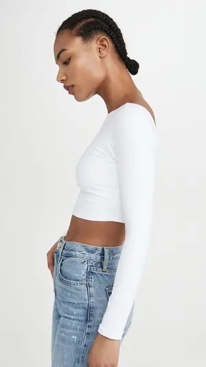 Susana Monaco Scoop Back Crop Top