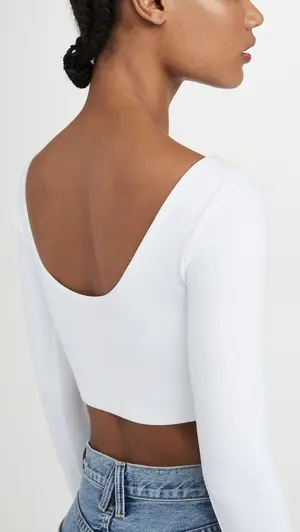 Susana Monaco Scoop Back Crop Top