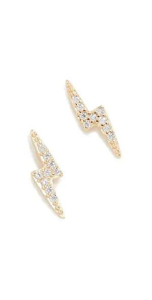 Shashi Electric Stud Earrings - Gold