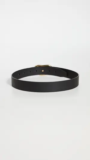 LIZZIE FORTUNATO Wide Georgia Belt - Black