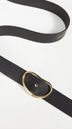 LIZZIE FORTUNATO Wide Georgia Belt - Black