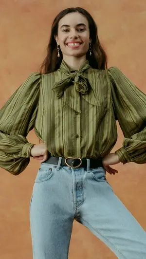 LIZZIE FORTUNATO Wide Georgia Belt - Black