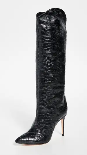 Schutz Maryana Croc Tall Boots