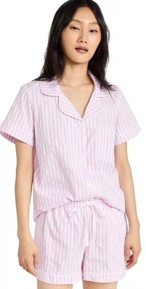 BEDHEAD PAJAMAS Classic Stripe Pajama Set - Pink Stripe