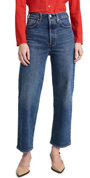LEVI'S Levi's Ribcage Straight Ankle Jeans Dark Indigo