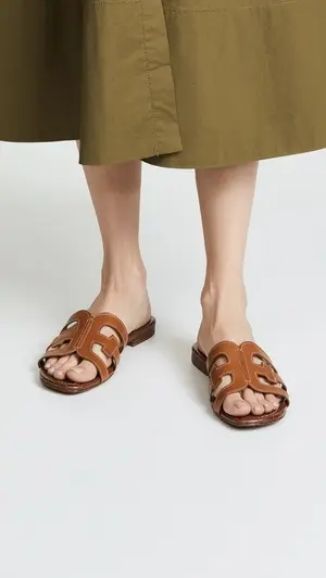 Sam Edelman Bay Slides - Saddle